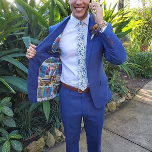 Custom Collage Suit Lining | Fiance Gift | Wedding Gift | Custom Suit ...
