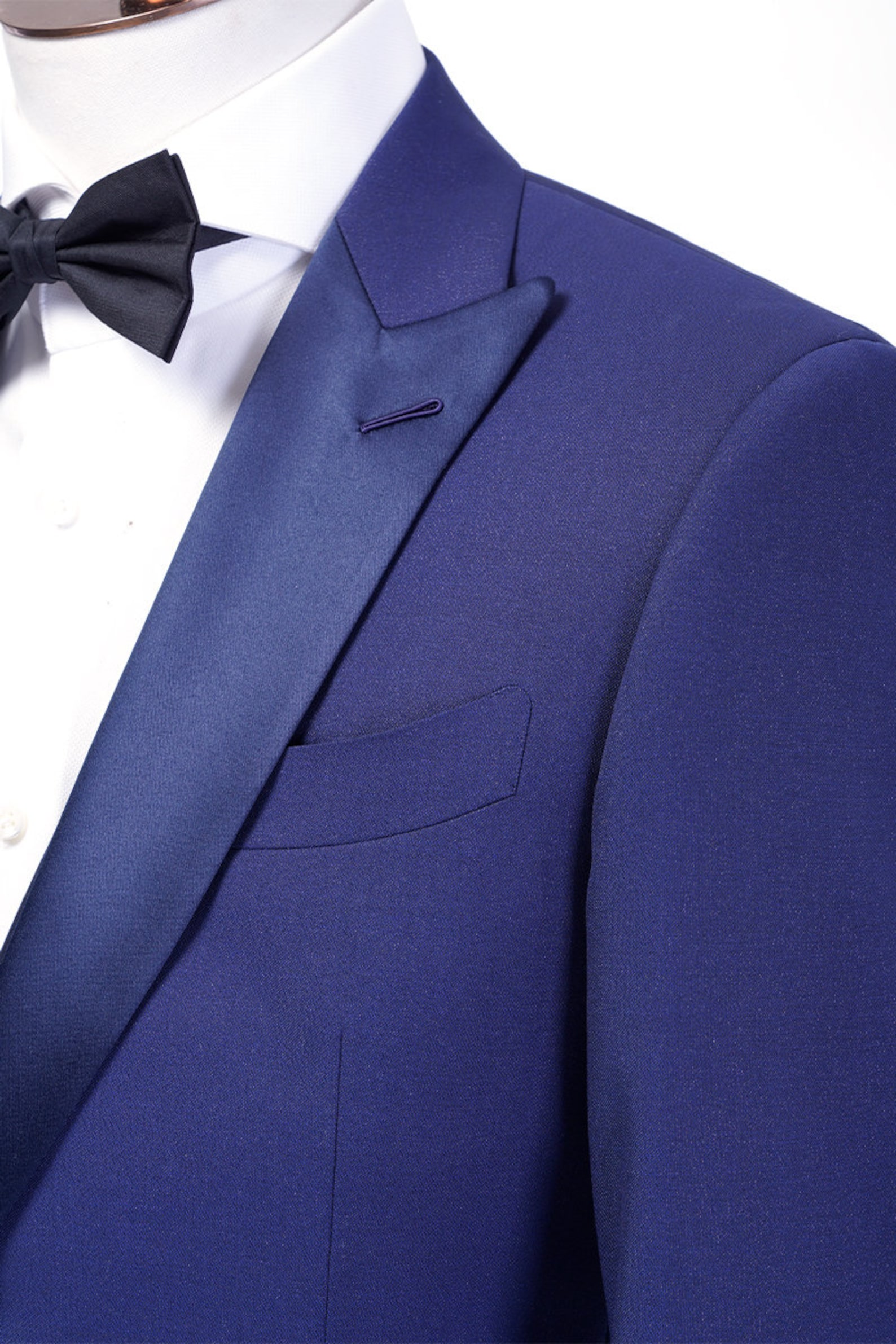 Navy Tuxedo | Custom Photo Collage Lining Available | Made to Order ...