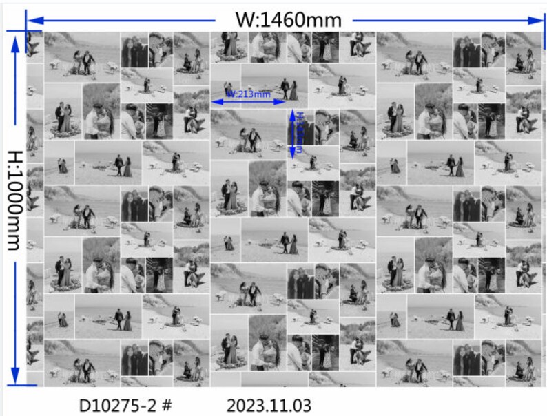 Custom Collage Suit Lining Fiance Gift Wedding Gift Custom Suit and ...