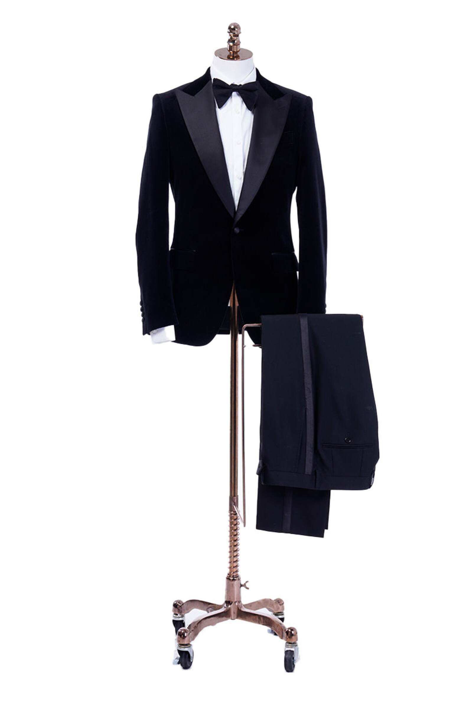 Black Velvet Tuxedo | Custom Photo Collage Lining Available | Made to ...