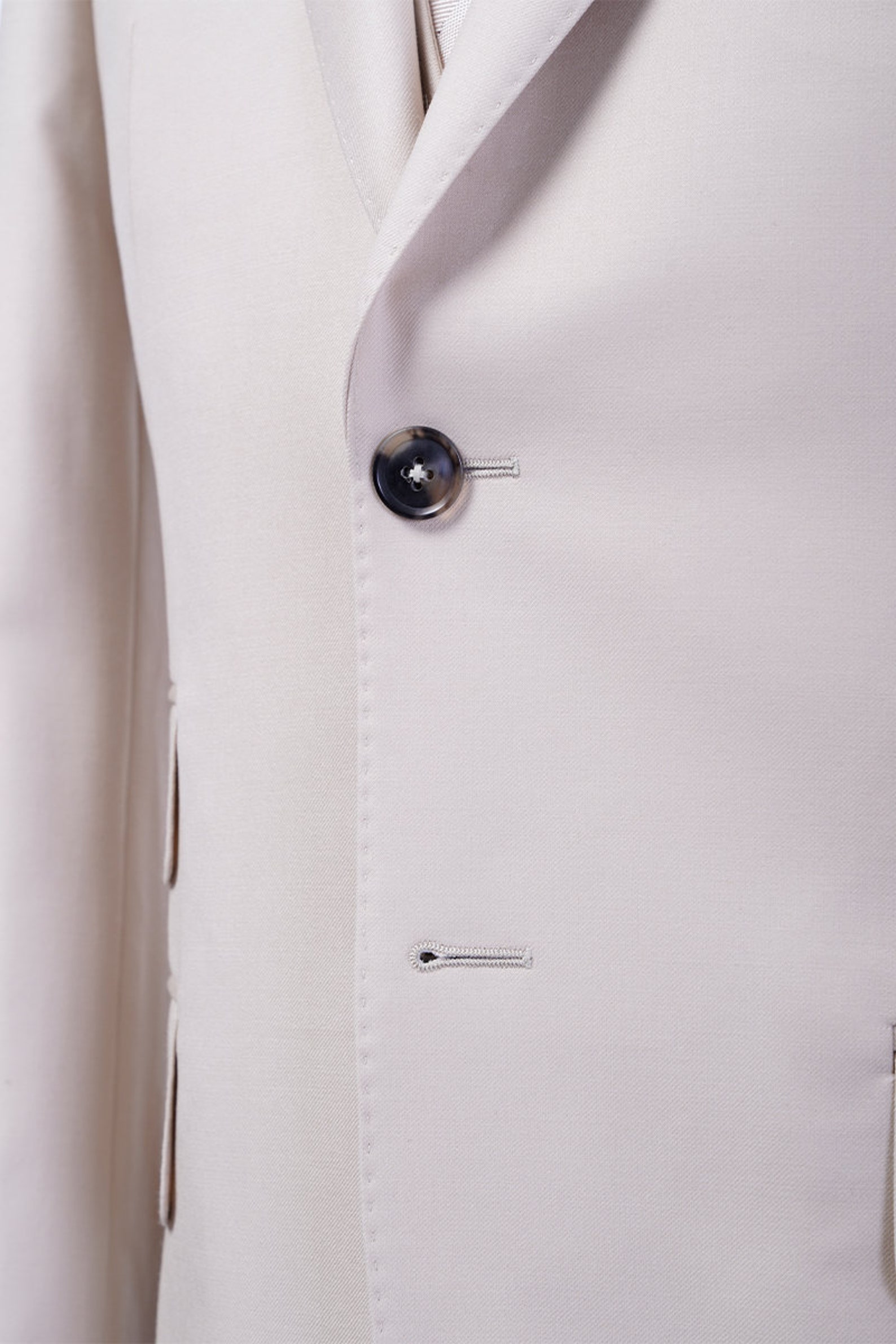 Cream Wedding Suit | Custom Photo Collage Lining Available | Made to ...
