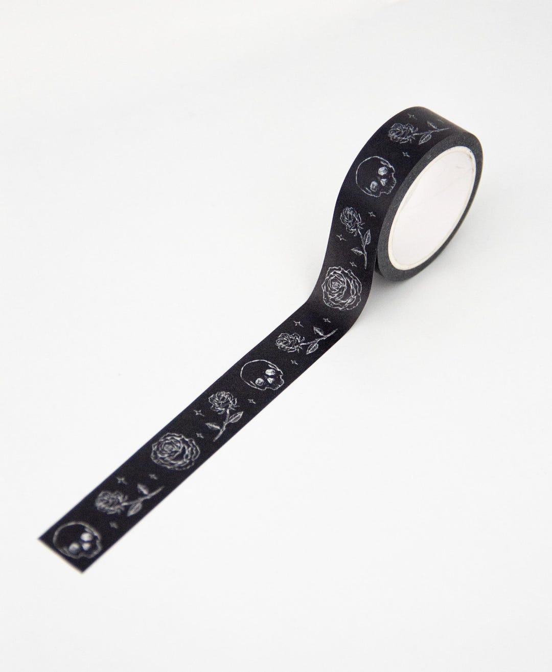 Dead Romantic Washi Tape - Goth Style With Skull and Roses for ...