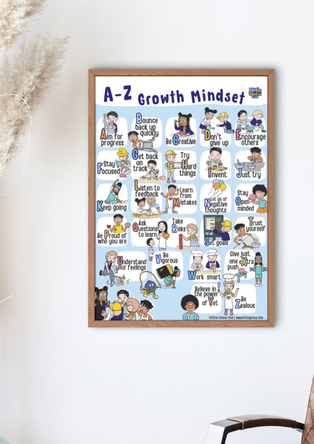 A-Z Growth Mindset - Etsy