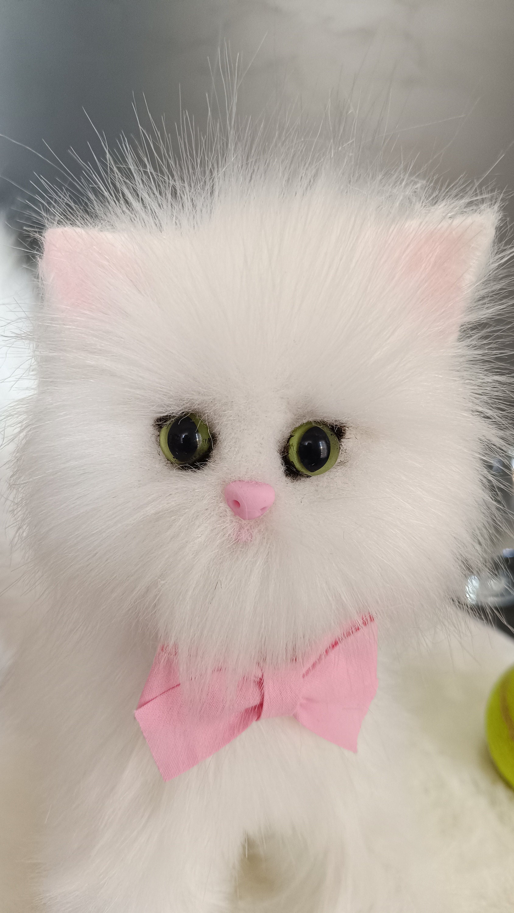 Lifelike Cat Realistic Cat Plush Cat Cat With Glasses Cute Kitten Life ...