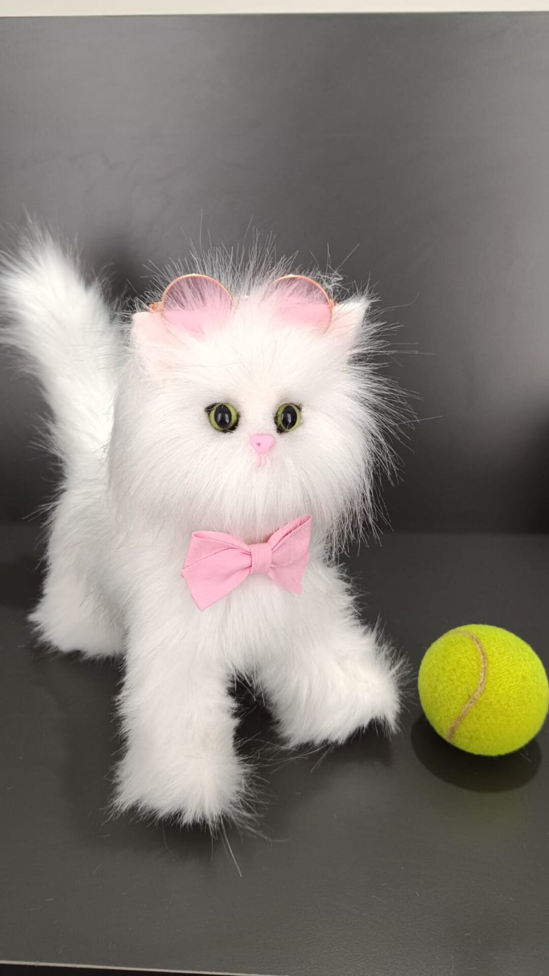 Lifelike Cat | Realistic Cat | Plush Cat | Cat With Glasses | Cute ...