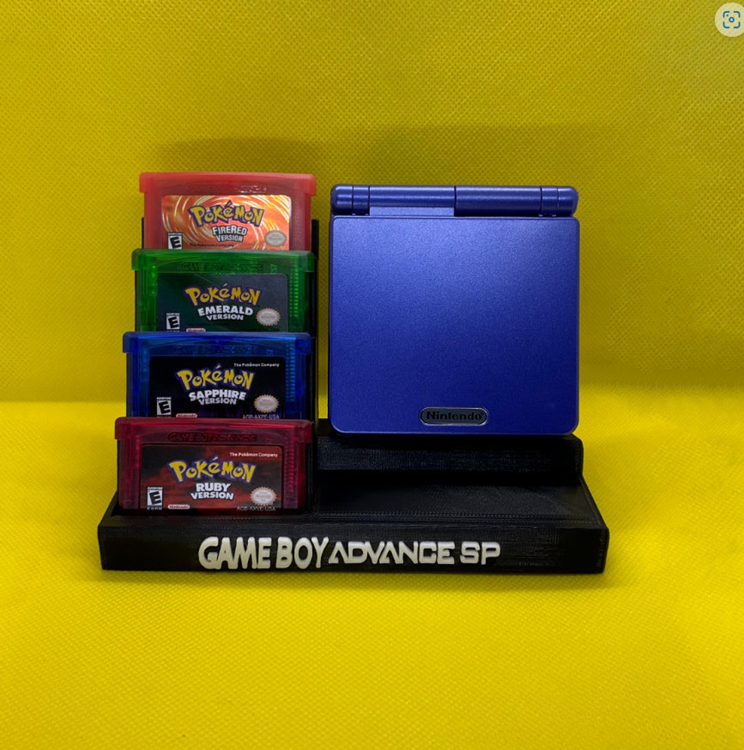 Gameboy Advance SP Holder With 4X Cart Holders DISPLAY ONLY - Etsy