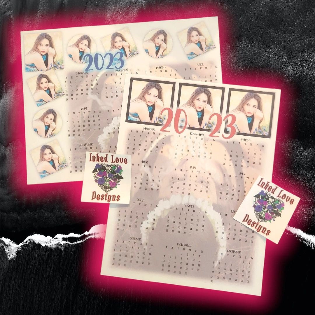 Yearly Calendars- CUSTOMIZABLE Stationary From Your Prison Wife - Etsy