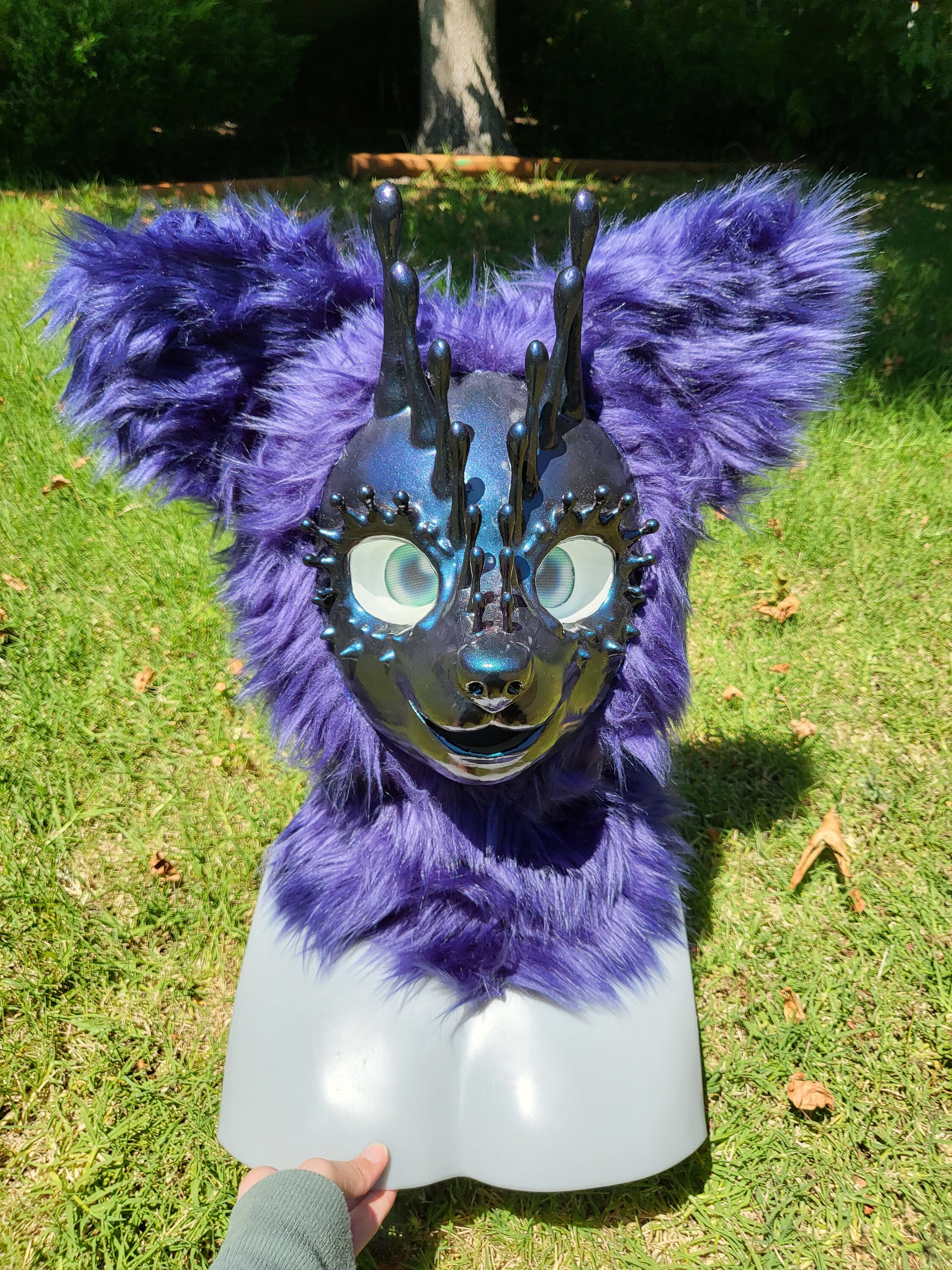 Wolf Fursuit Head, Color Shifting, Shiny, Galaxy High Quality Wolf ...
