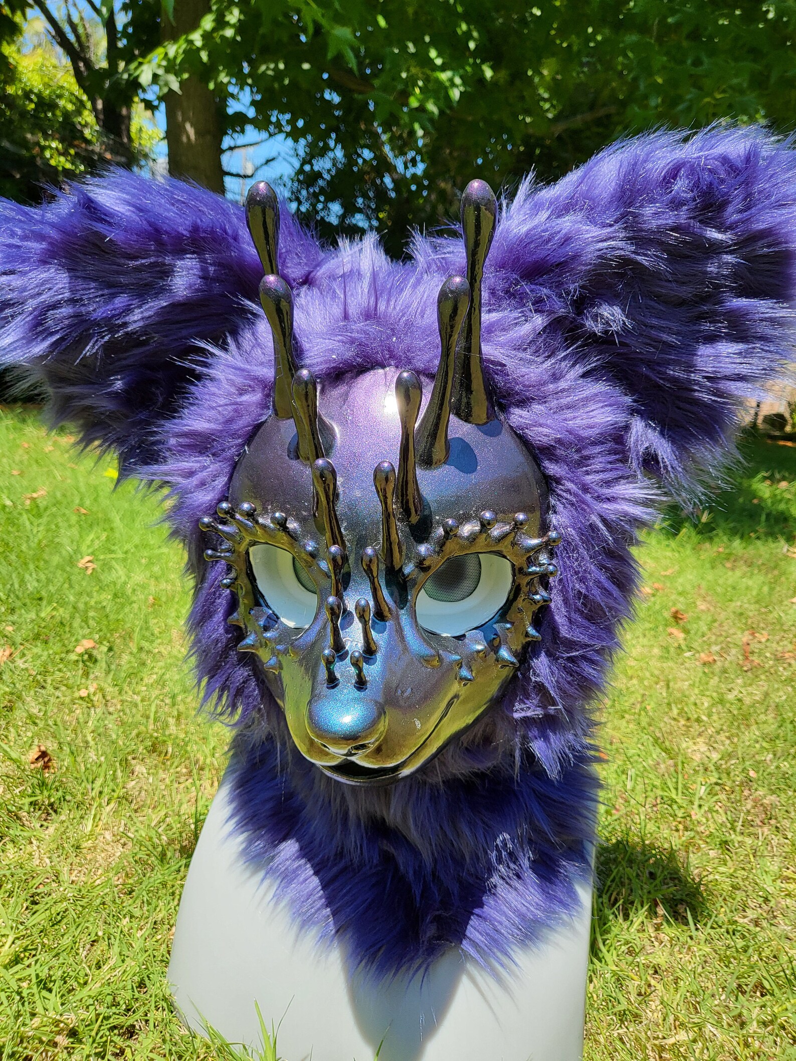 Wolf Fursuit Head, Color Shifting, Shiny, Galaxy High Quality Wolf ...