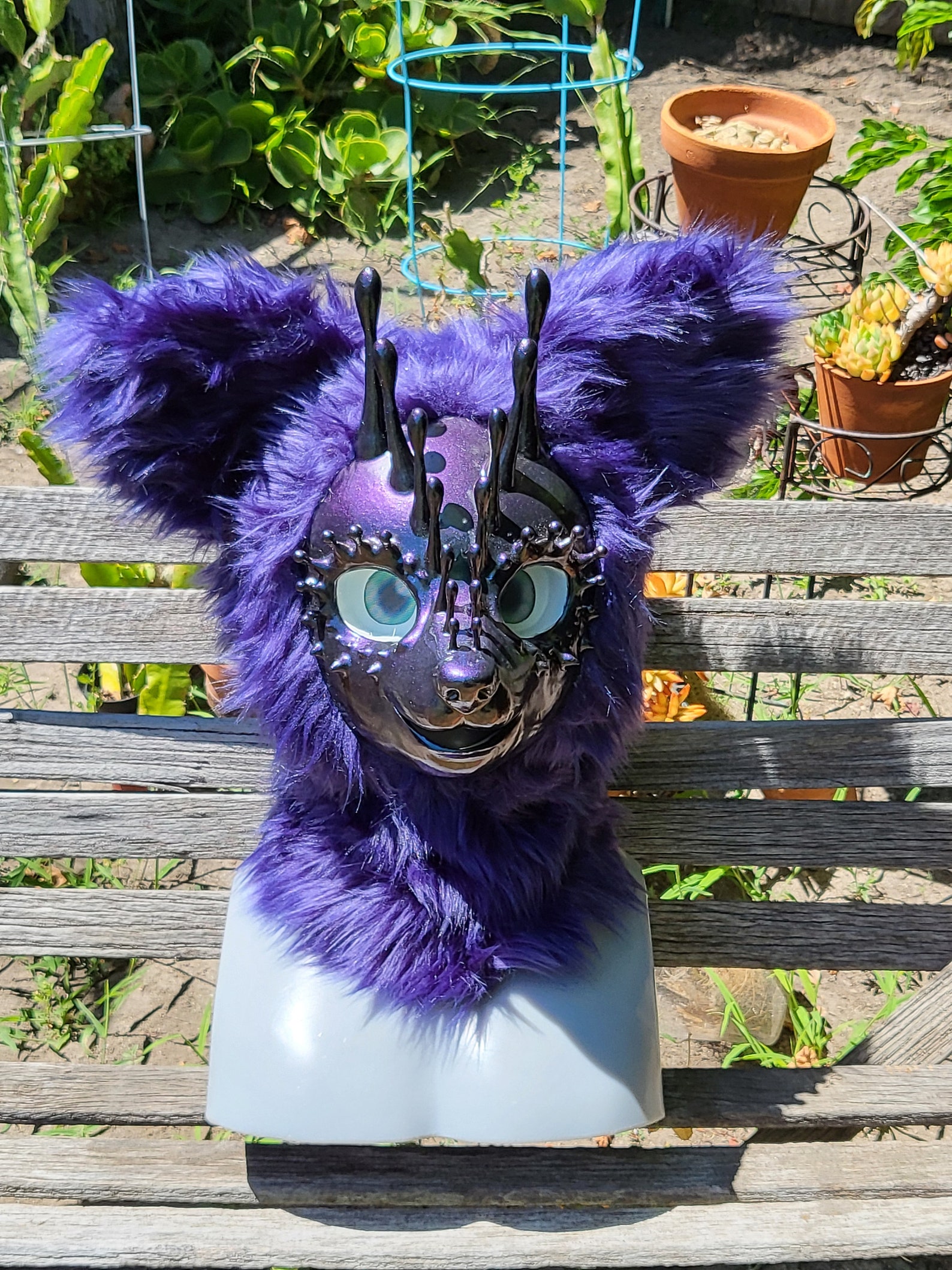 Wolf Fursuit Head, Color Shifting, Shiny, Galaxy High Quality Wolf ...