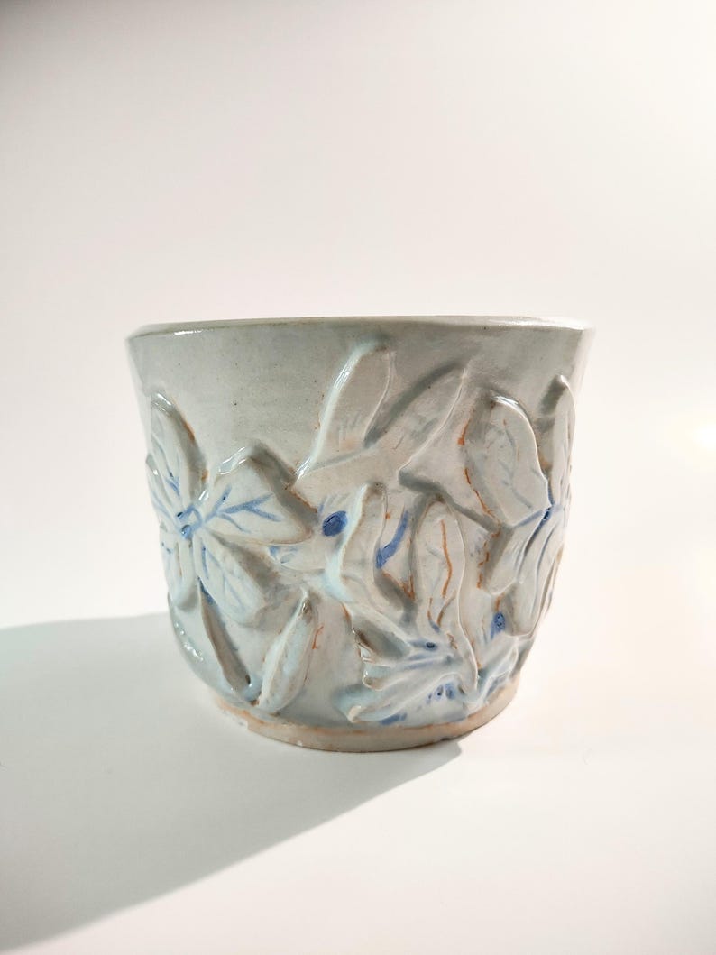 Rabbits and Irises Vase - Etsy