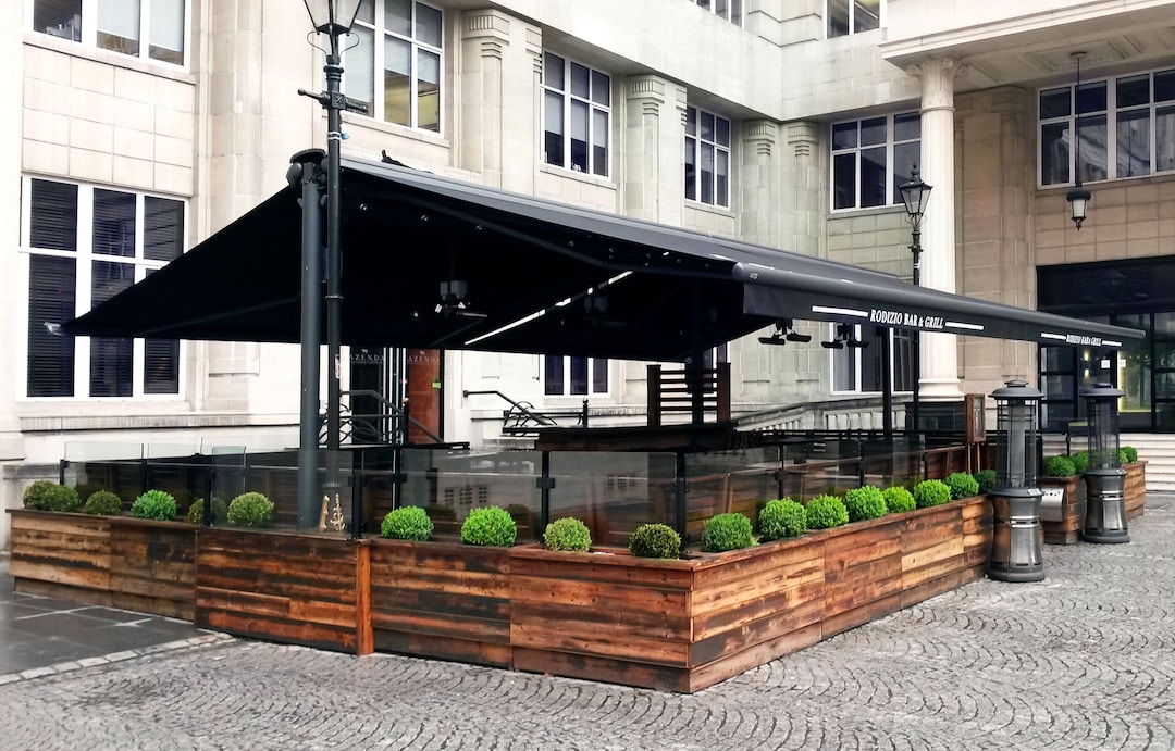 Handmade Custom Wooden Garden Planter Trough - Cafe Barriers - Etsy