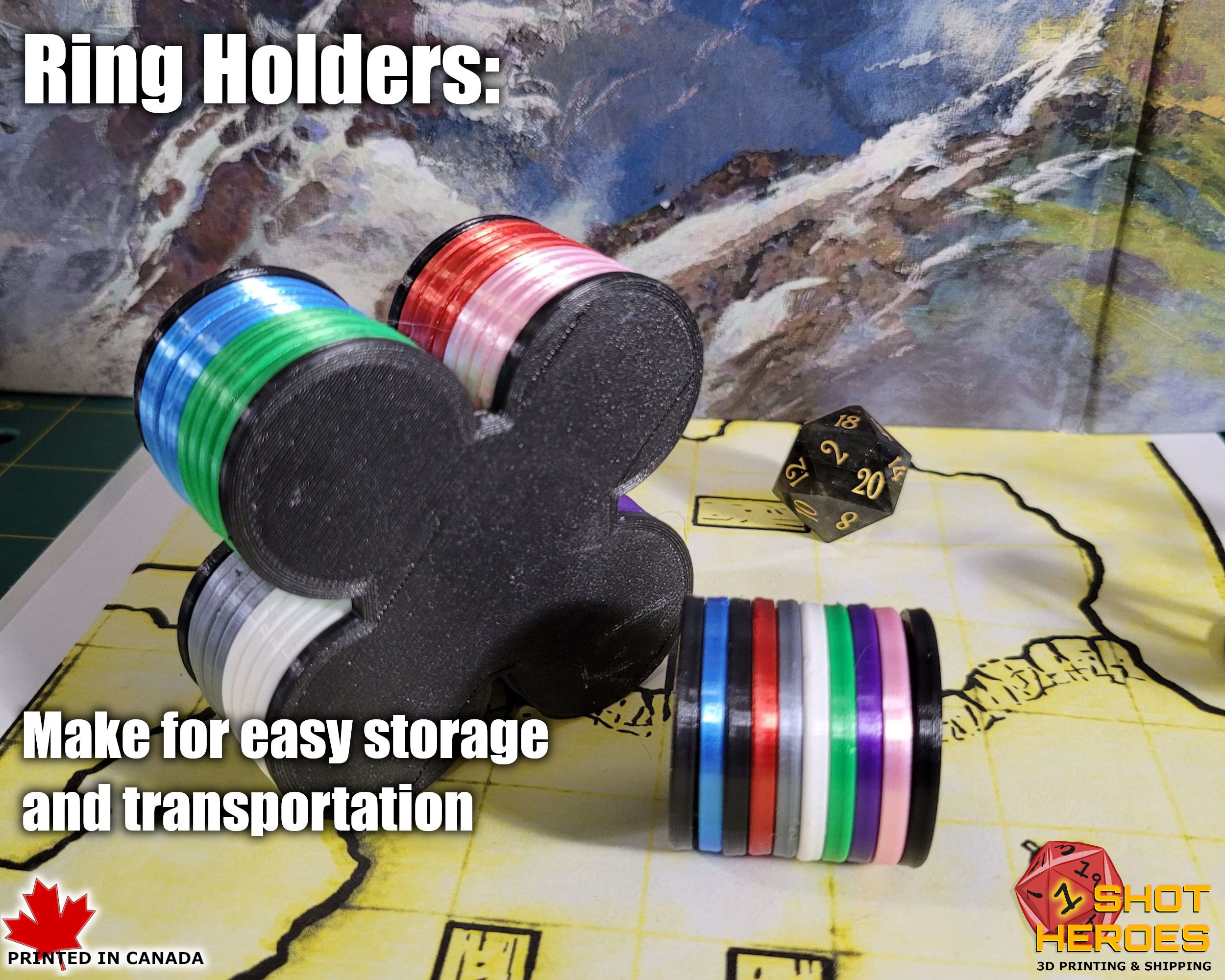 8x/32x Pc TTRPG Status Effect Markers With Ring Holders (for D&d ...