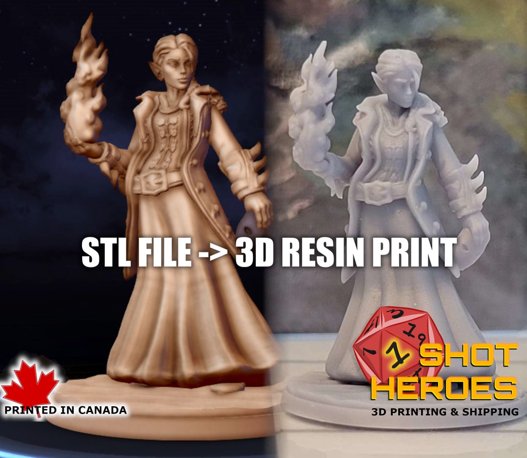 Custom 3D Mini Resin Printing of STL Files - Painting Option - Canadian ...