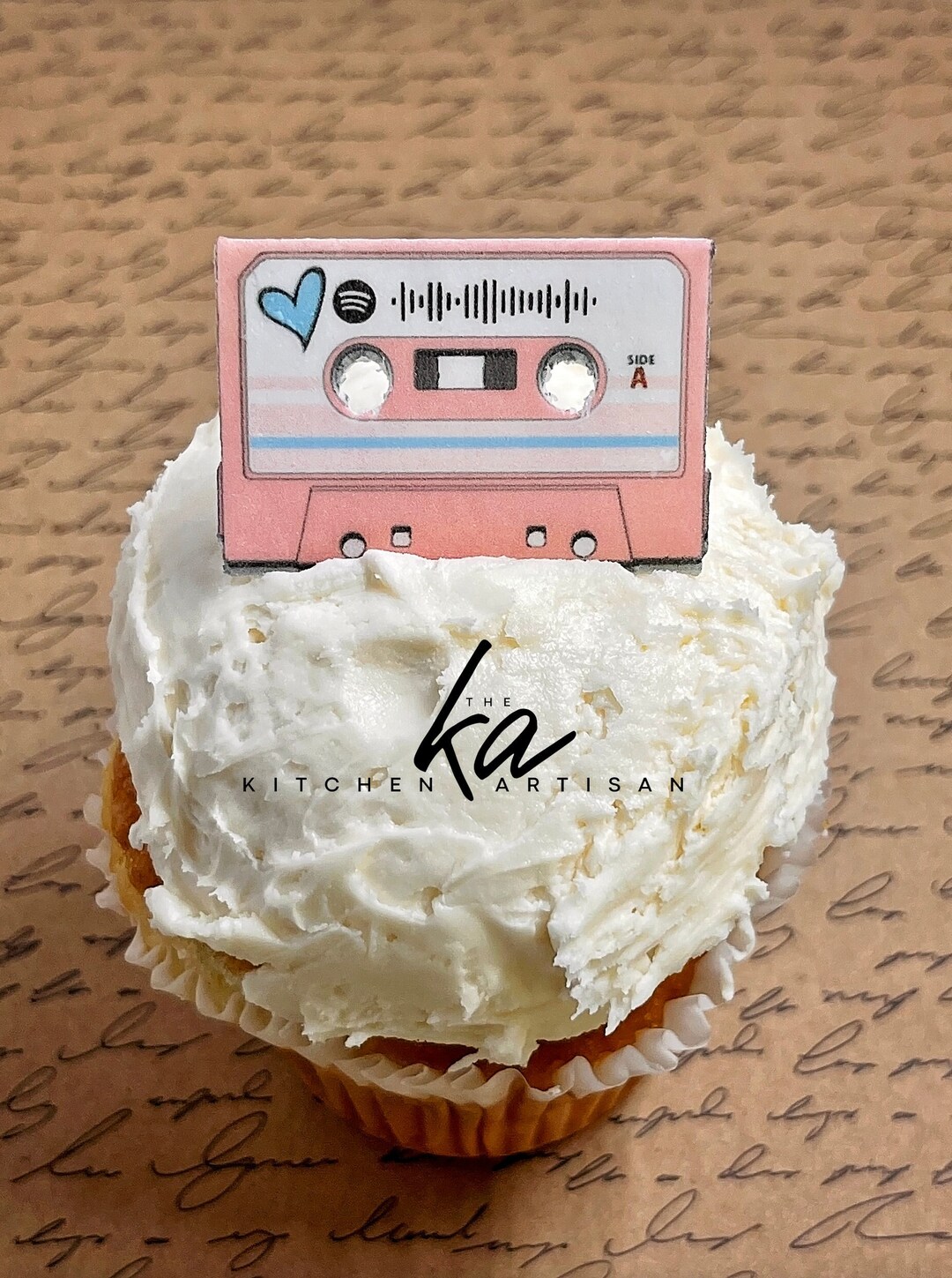 Edible Toppers Vintage Cassette Spotify Amy Winehouse Cupid for ...