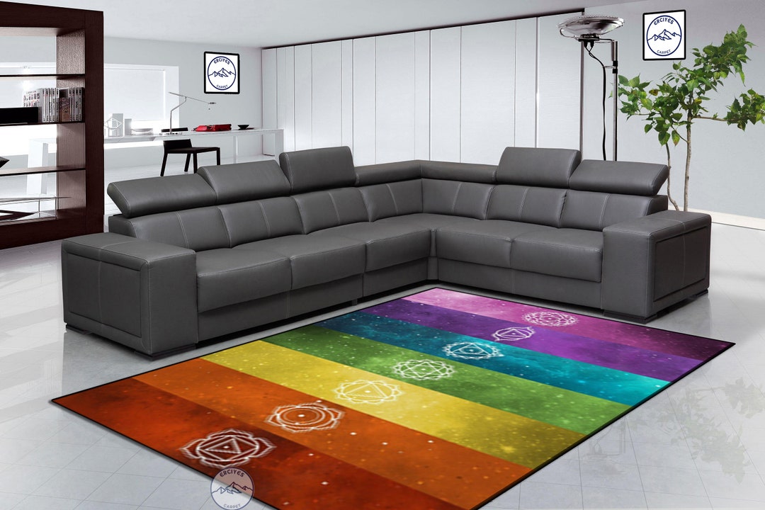 Chakra Rug, Pop Art, Pop Art Rug, Meditation Rug, Pop Art Pattern Rug ...