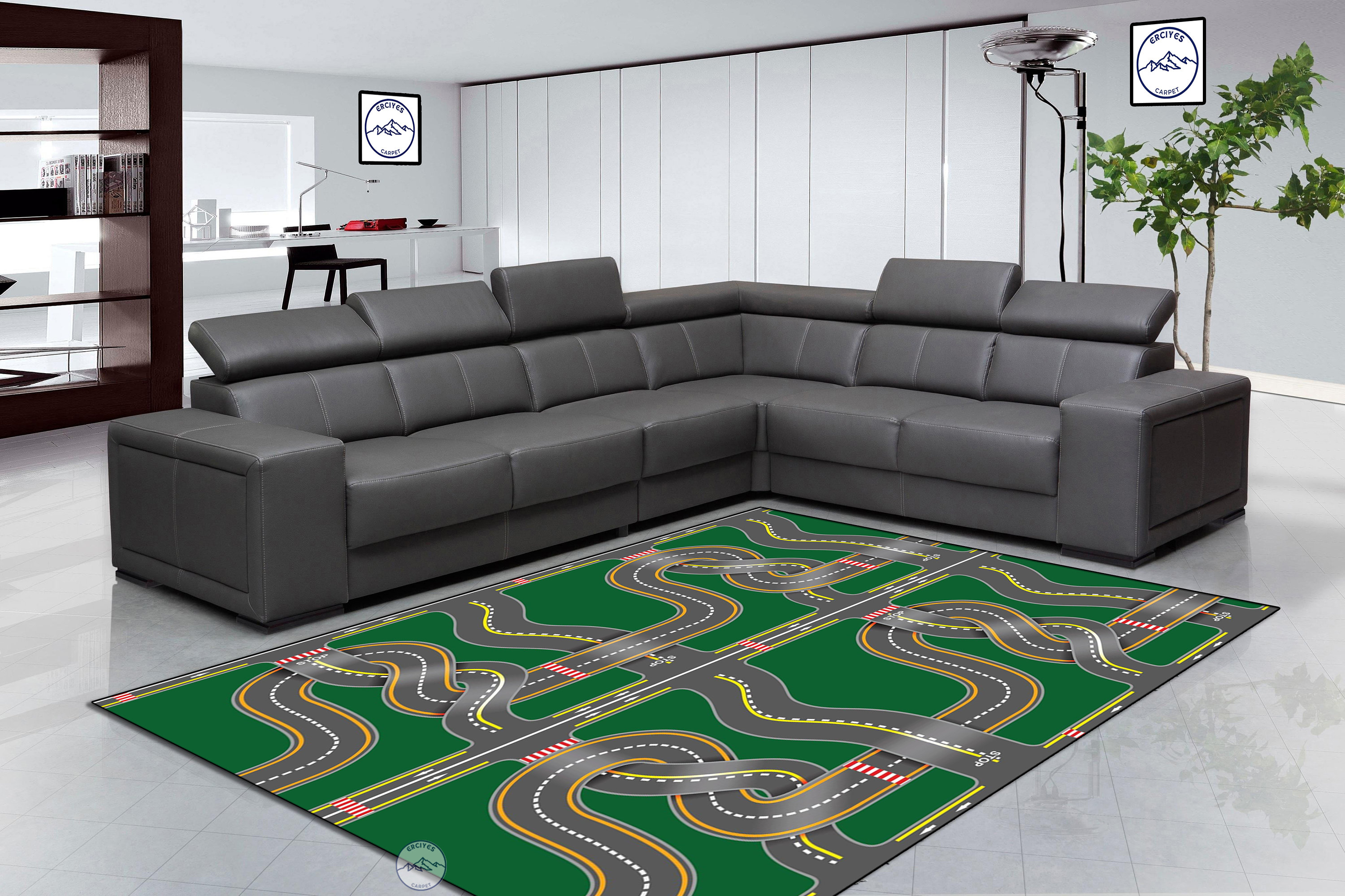 Race Rug, Race Track Rug, Speedway Rug, Racecourse Rug, Go Kart Rug, Go ...