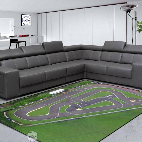 Race Track Rug - Etsy