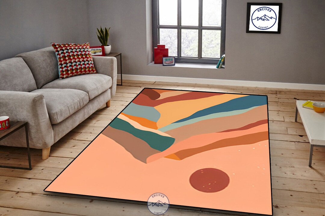 Modern Rug, Vector Rug, Colourful Rug, Art Rug, Style Rug, Gift Rug ...