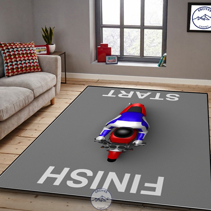 Motorcycle Rug - Etsy