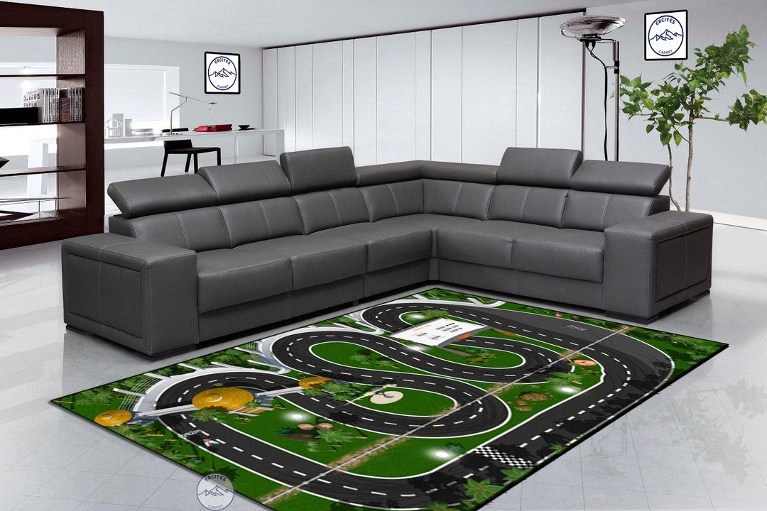 Race Rug, Race Track Rug, Speedway Rug, Racecourse Rug, Go Kart Rug, Go ...