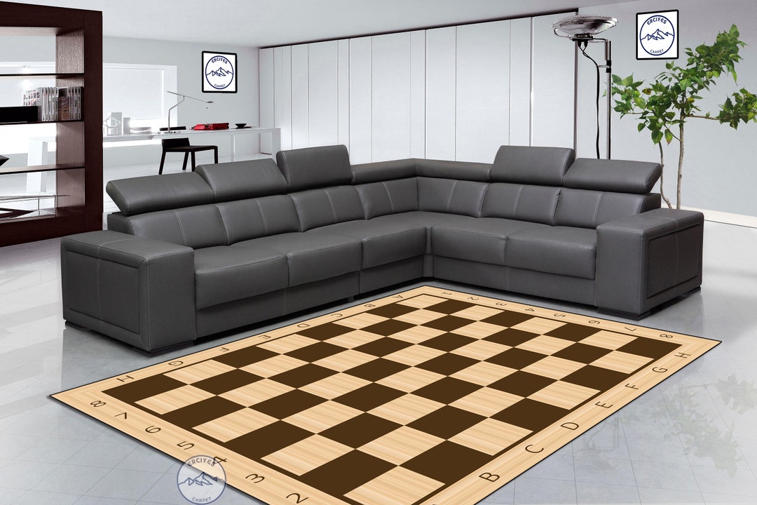Chess Board Rug, Game Rug, Chess Rug, Mind Game Rug, Style Rug, Digital ...
