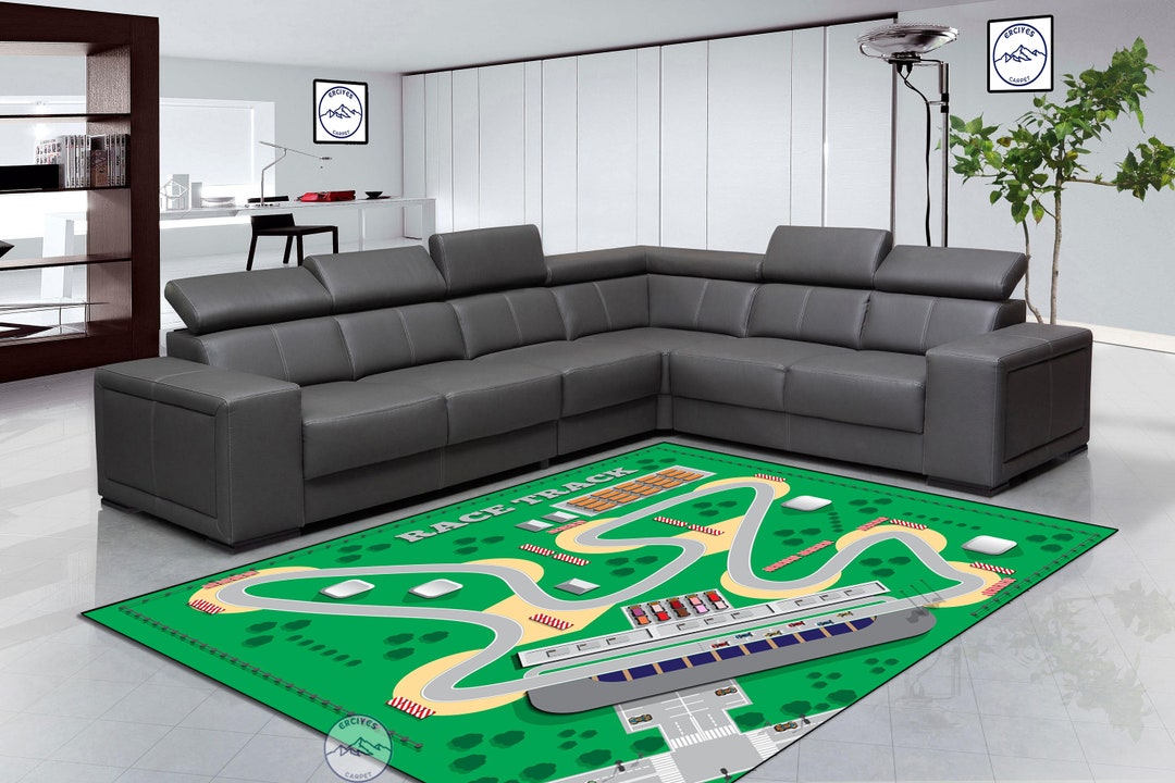 Race Rug, Race Track Rug, Speedway Rug, Racecourse Rug, Go Kart Rug, Go ...
