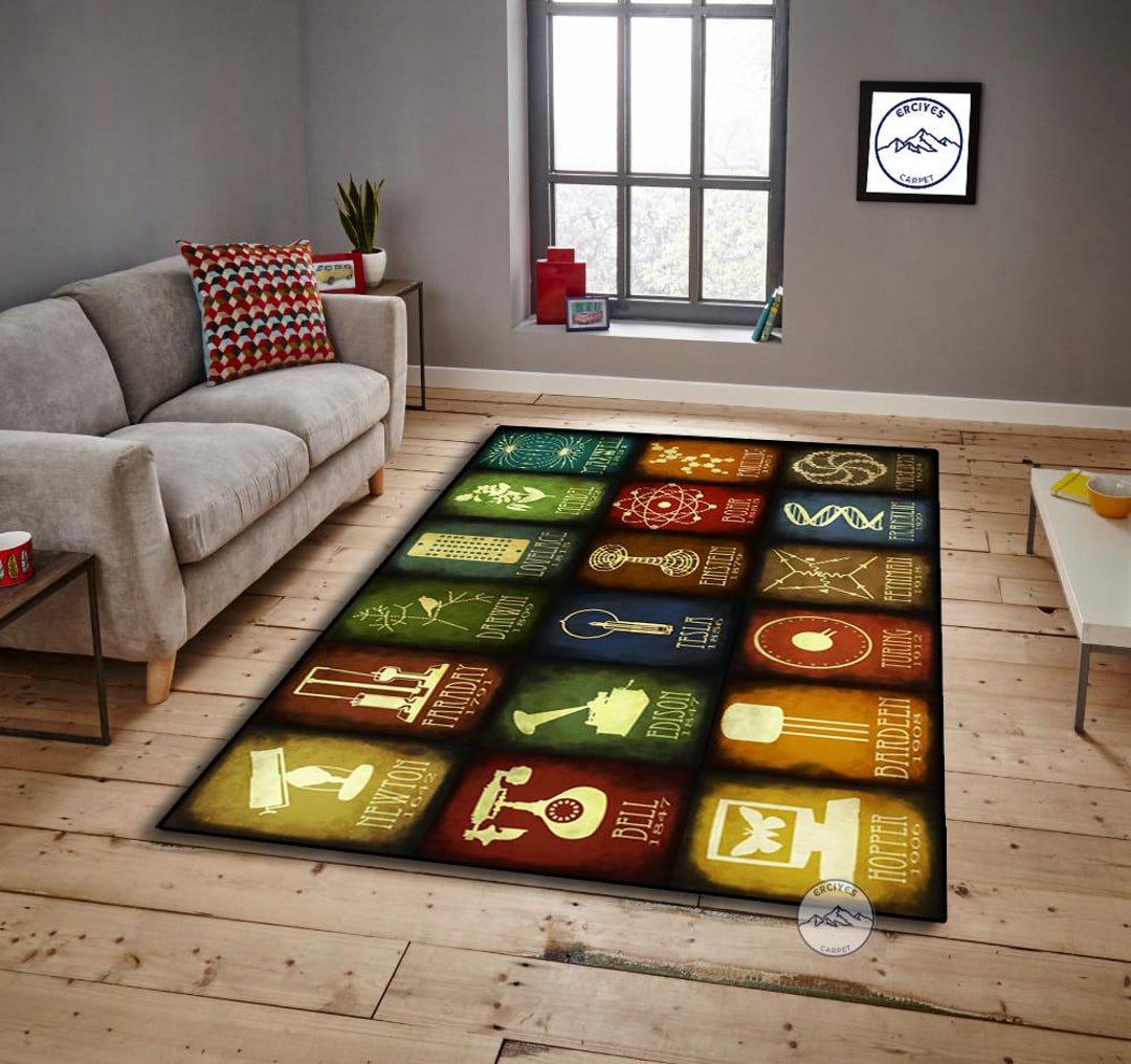 Scientists Rug, Science Rug, Scientific Rug, Teacher Rug, Student Rug ...