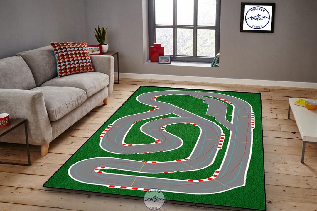Race Rug, Race Game Mat, Game Mat, Race Mat, Race Gift, Game Mat Gift ...