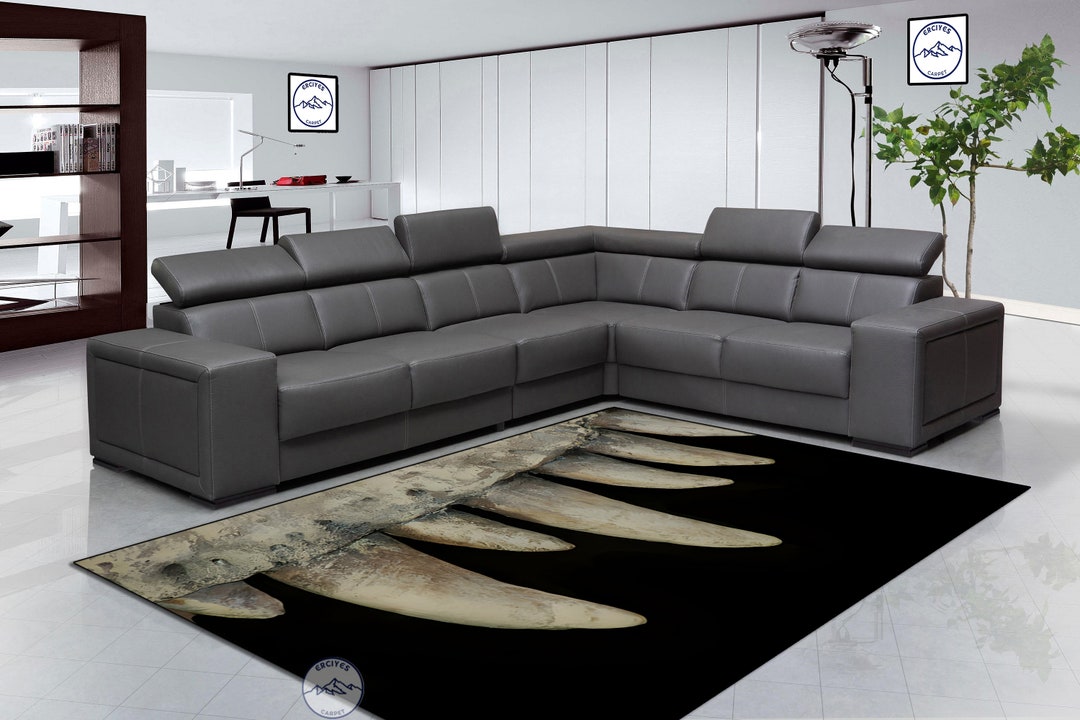 Dinosaur Tooth Rug, Tooth Rug, Fossil Rug, Gift Rug, Style Rug, Digital ...