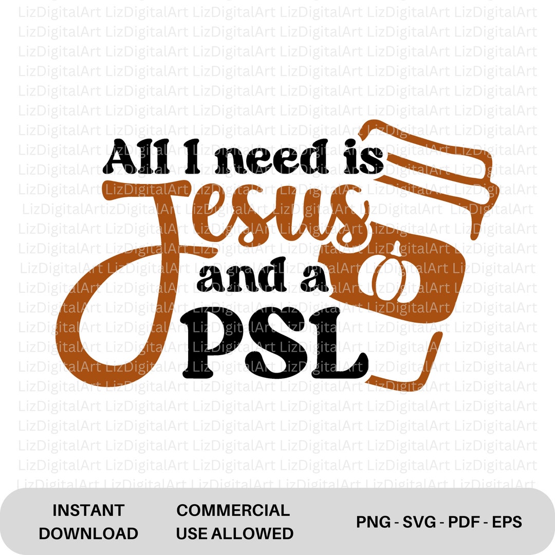 Jesus and PSL Svg, Coffee and Jesus Svg, Fall for Jesus Svg, Jesus Svg ...