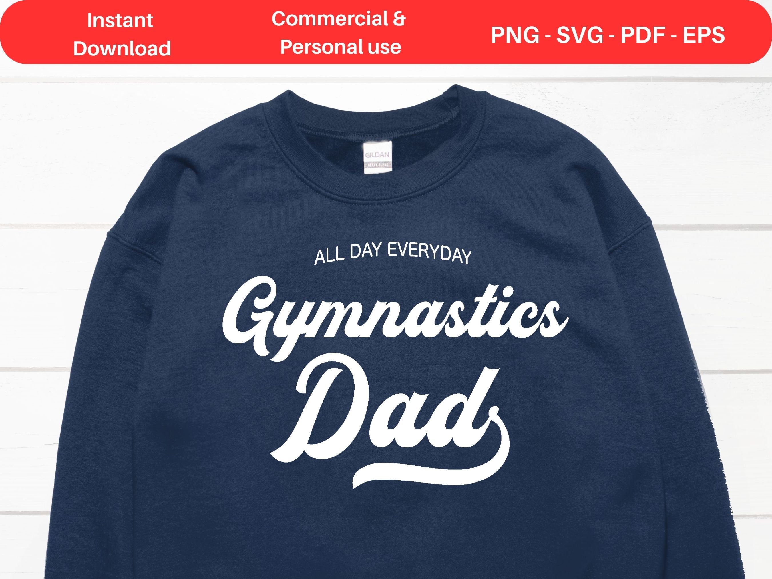 Gymnastics Dad Svg, Gymnastics Svg Svg, Gymnastics Png, Dad Svg ...