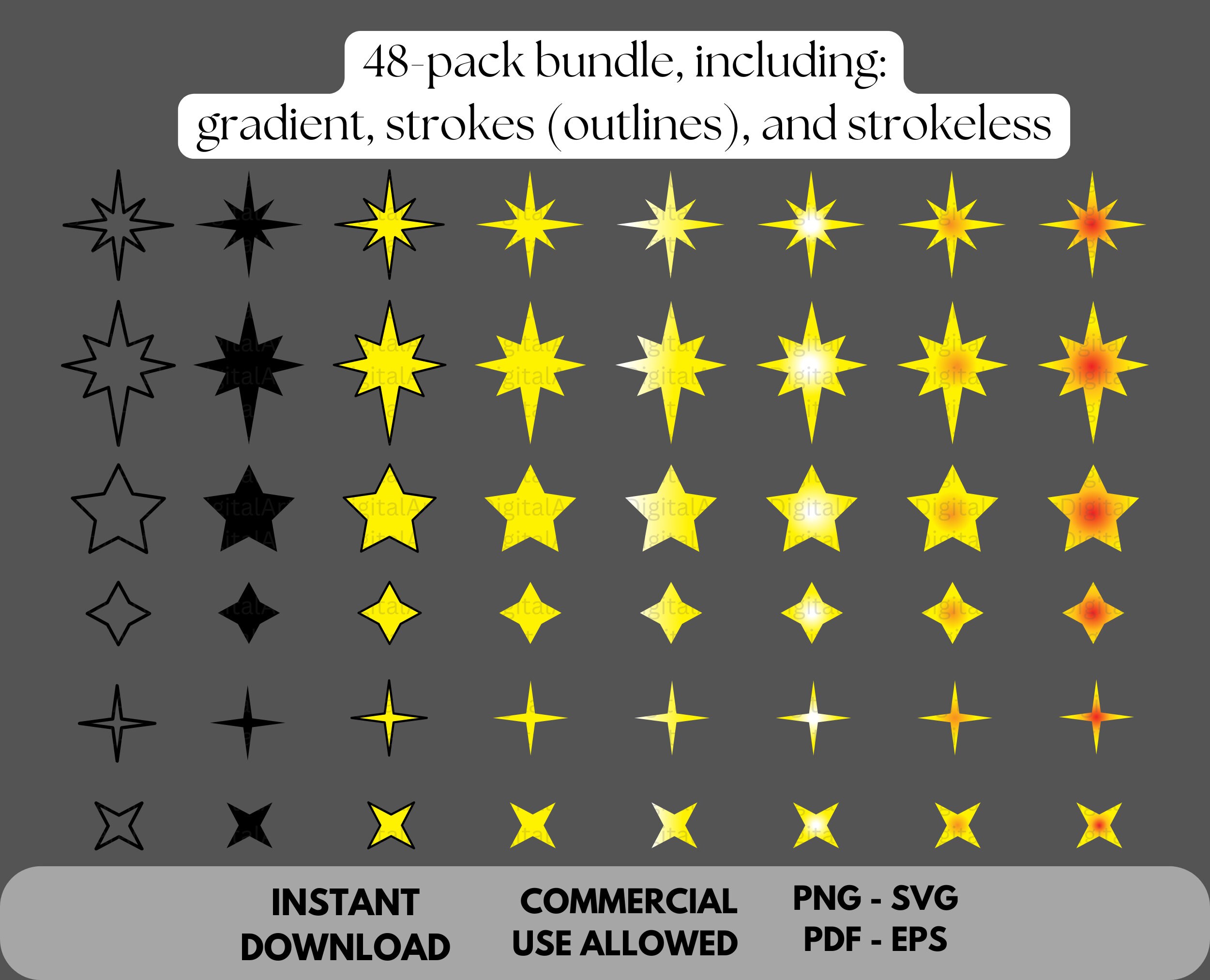 Star SVG Bundle, Star SVG, Sparkle SVG Bundle, Nativity Star, Star of ...