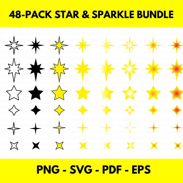 Bethlehem Star Stickers - Etsy