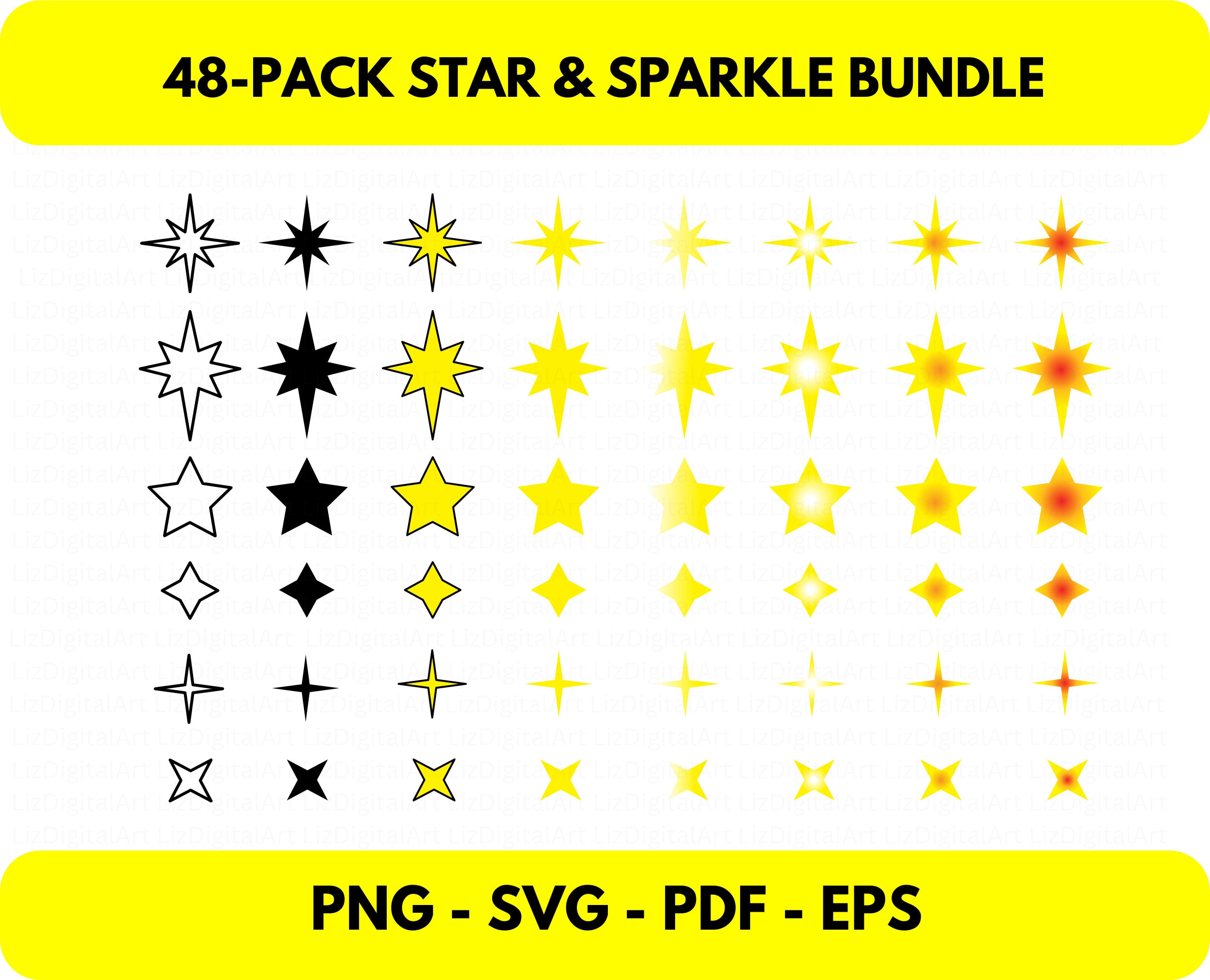 Star SVG Bundle, Star SVG, Sparkle SVG Bundle, Nativity Star, Star of ...