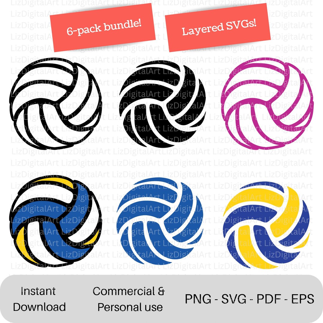 Volleyball Svg Volleyball Svg Bundle Volleyball Png - Etsy