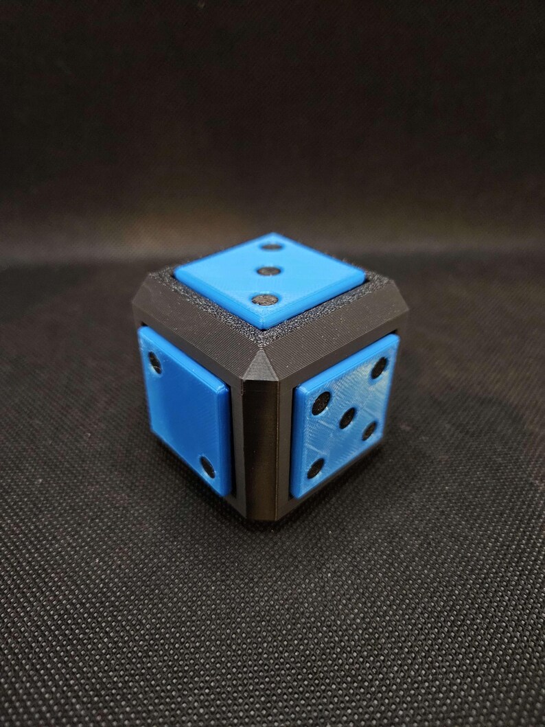 Clicky D6 Fidget Toy | 3D Printed Keyboard Clicker | Satisfying Desk ...