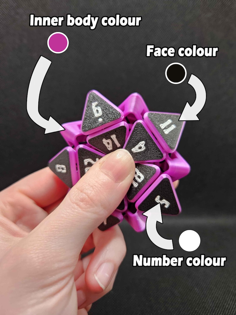 Large Squishable D20 Fidget Dice: 3D Printed Sensory Desk Toy - Etsy