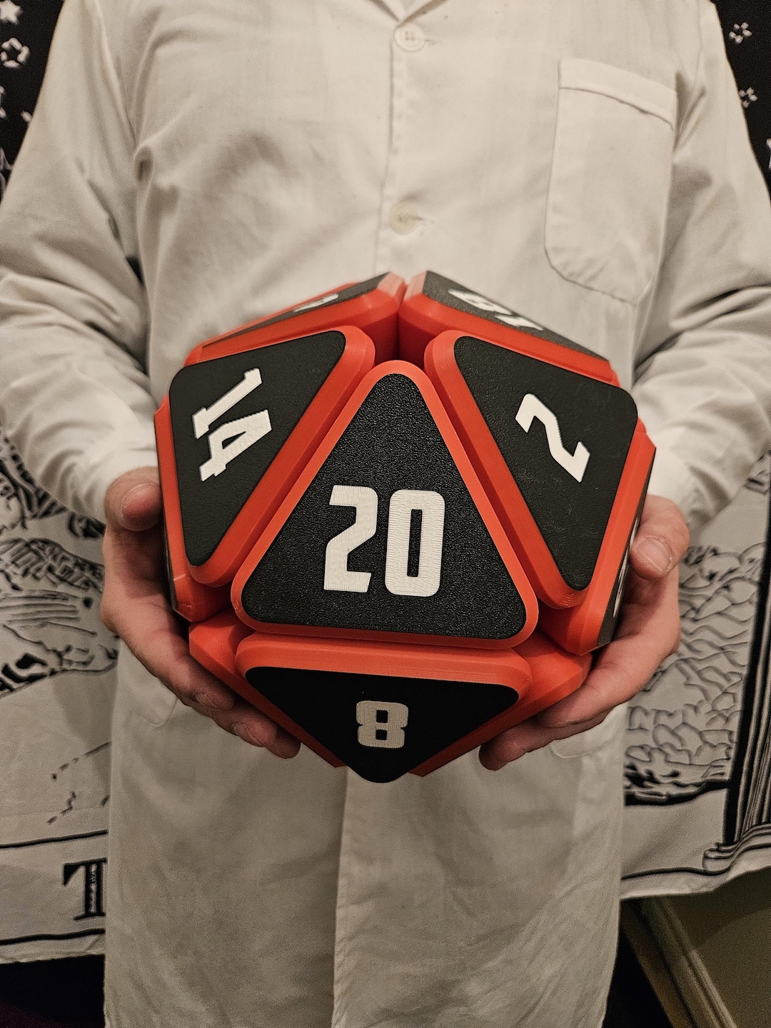 GIANT Squishable D20 | Fidget Dice | Squishy Dice | Dice for D&D | Fidget Toy | Desk Toy | 3D ...