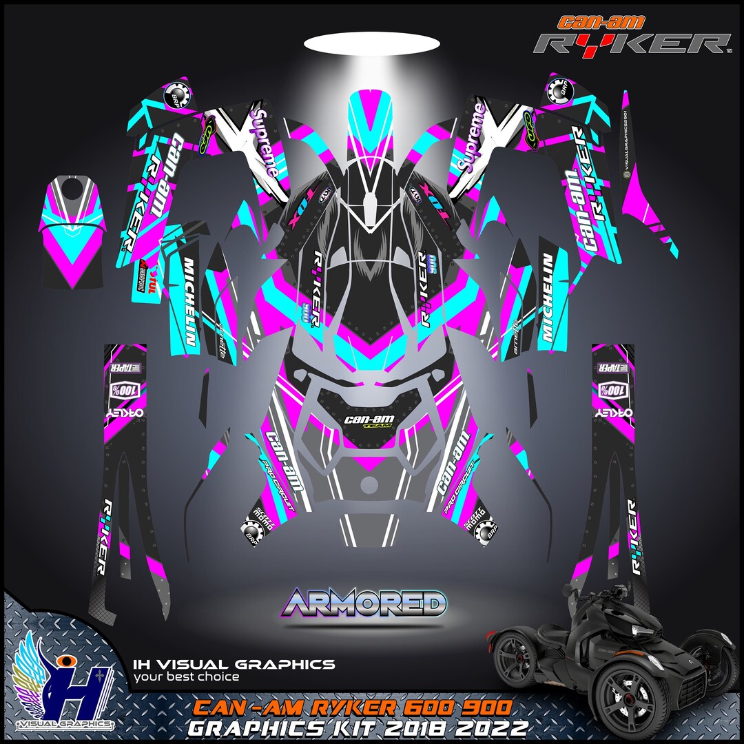 Can Am RYKER 600 900 Graphic Kit 2018 2019 2020 2021 2022 Wrap - Etsy