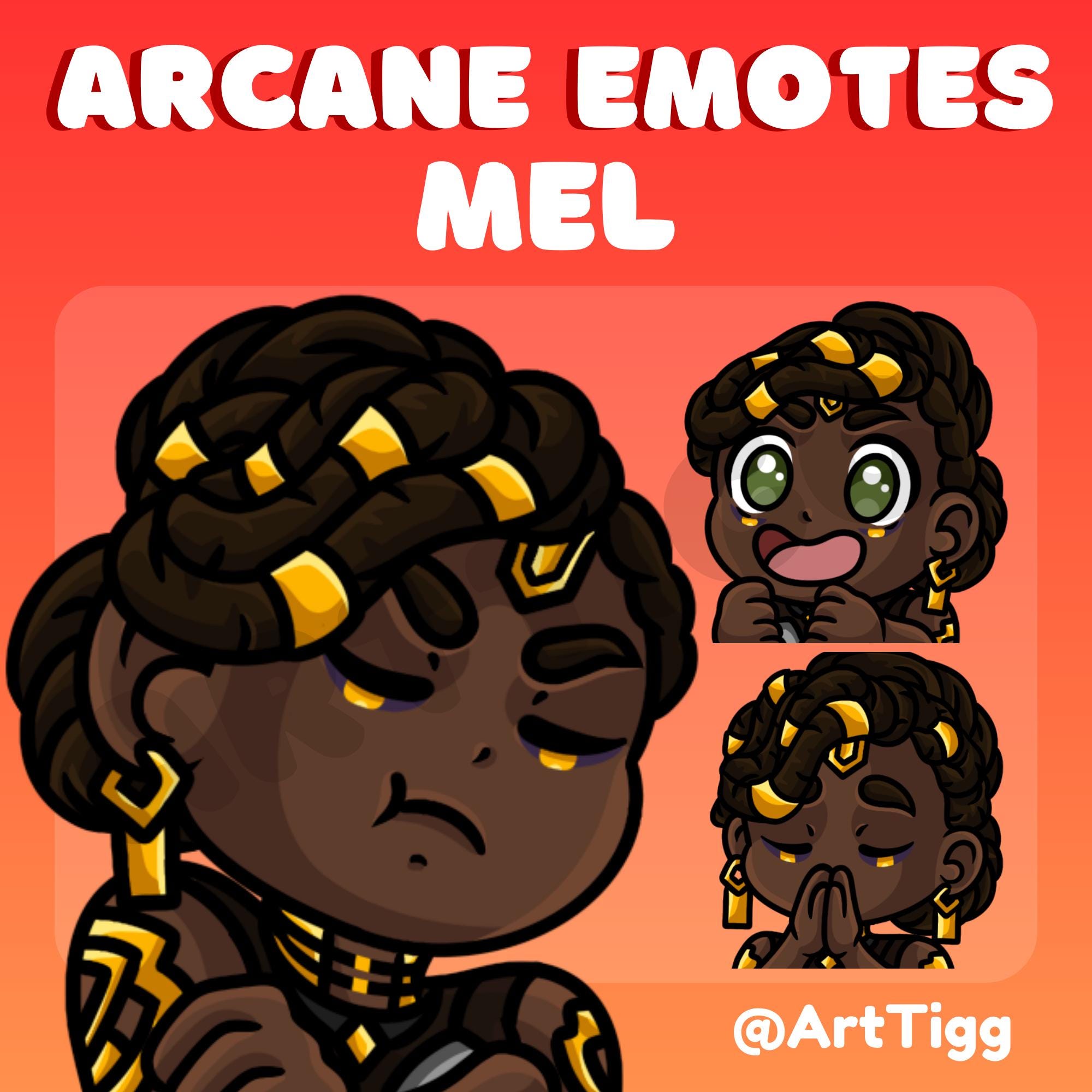 Arcane Emotes Mel Medarda | Twitch | Discord | Youtube | Kick ...