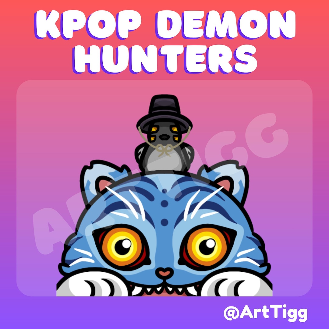 Derpy Lurk | Kpop Demon Hunters Emote – Digital Twitch/discord PNG | Cute K-pop Inspired ...