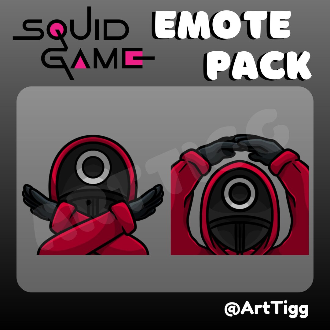 Squid Game Emote Pack | Squid Game Guard | Twitch | Discord | Youtube ...