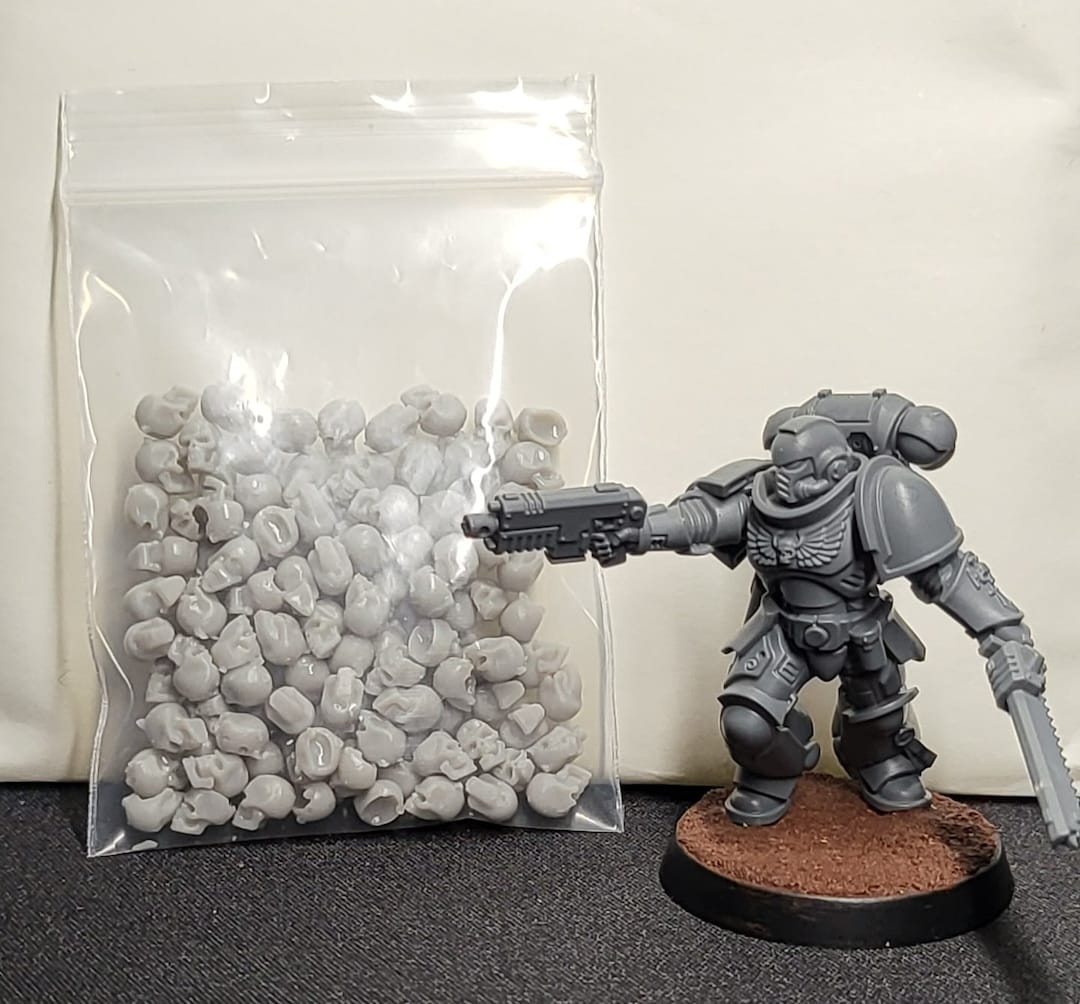 100x Miniature Skulls: 28/32mm Tabletop Basing Terrain - Etsy