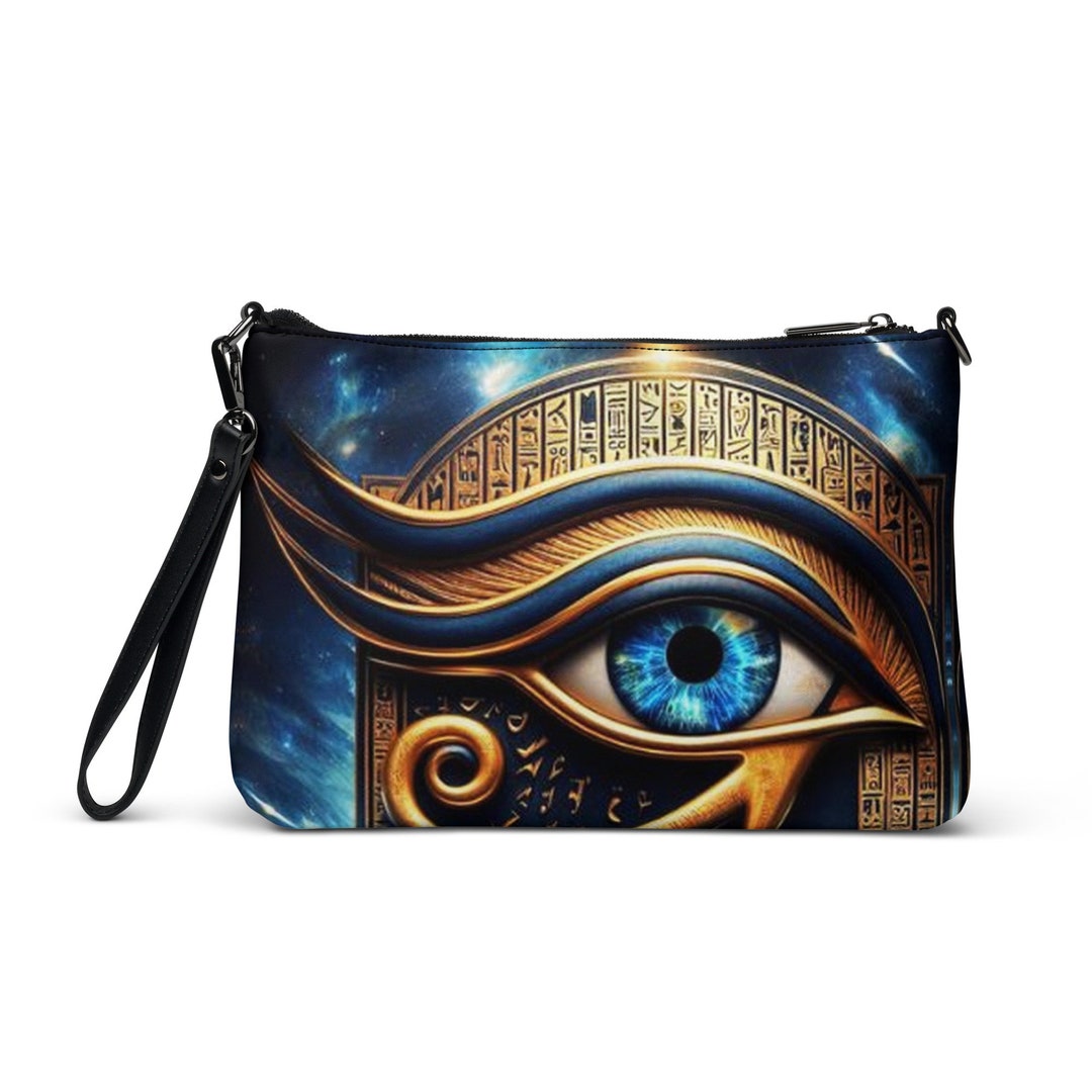 Egyptian Purse Shoulder Bag Eye of Horus Crossbody Bags Faux Leather ...