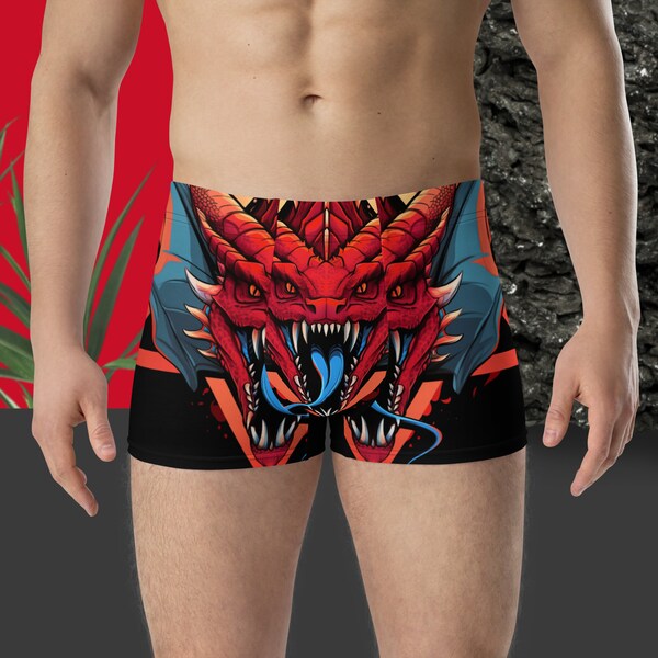 Dragon Men Boxer - Etsy