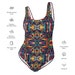 Tribal Swimsuit Abstract Swimwear Cheeky Bathing Suit Women's One Piece ...