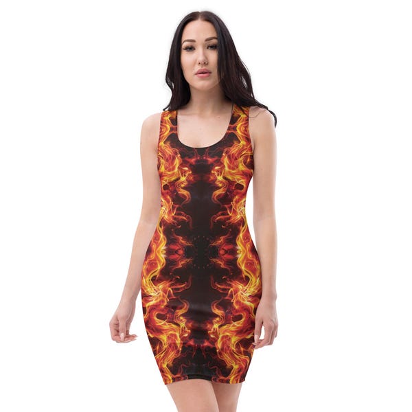 Flame Dress - Etsy