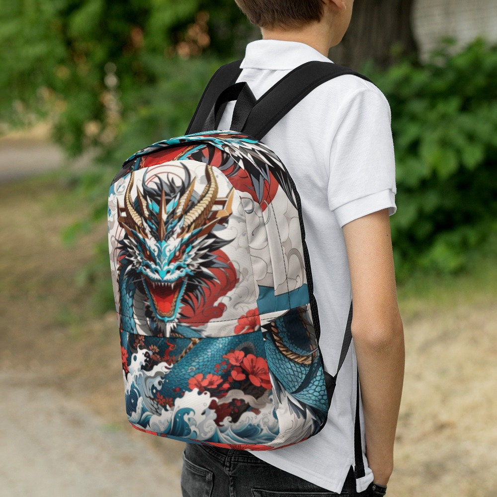 Fierce Dragon Backpack Girls Boys School Bookbag Men Women - Etsy