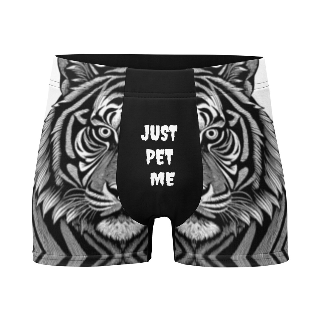Men's Tiger Boxers Underwear Gift for Him Boxer Briefs Undershorts ...